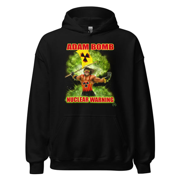 Adam Bomb Nuclear Warning Unisex Hoodie - WrestleMerchCentral