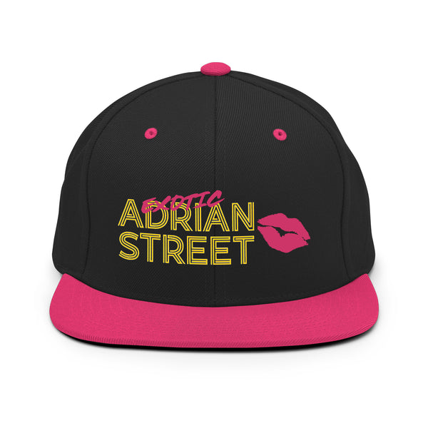 Adrian Street Logo Snapback Hat - WrestleMerchCentral